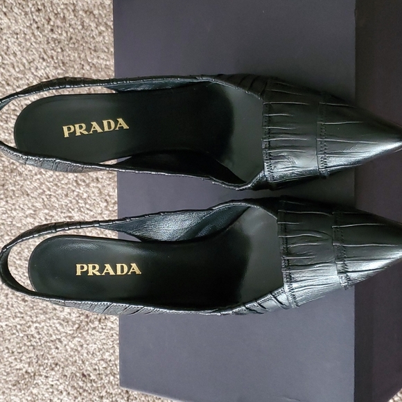 Prada | Shoes | Prada Slingback Authentic | Poshmark